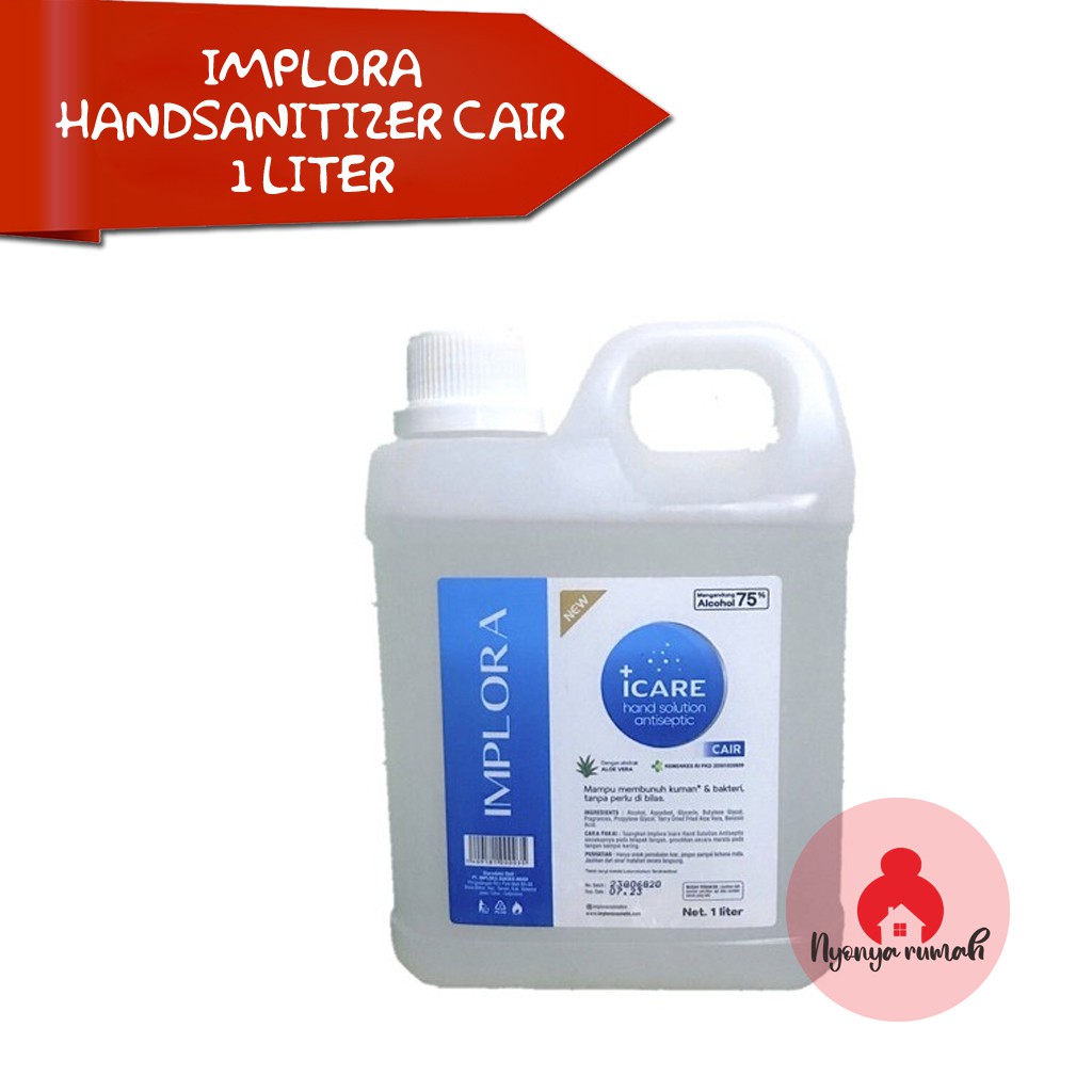Hand SANITIZER HAND SANITIZER IMPLORA Liquid 1 LITER | Shopee Singapore