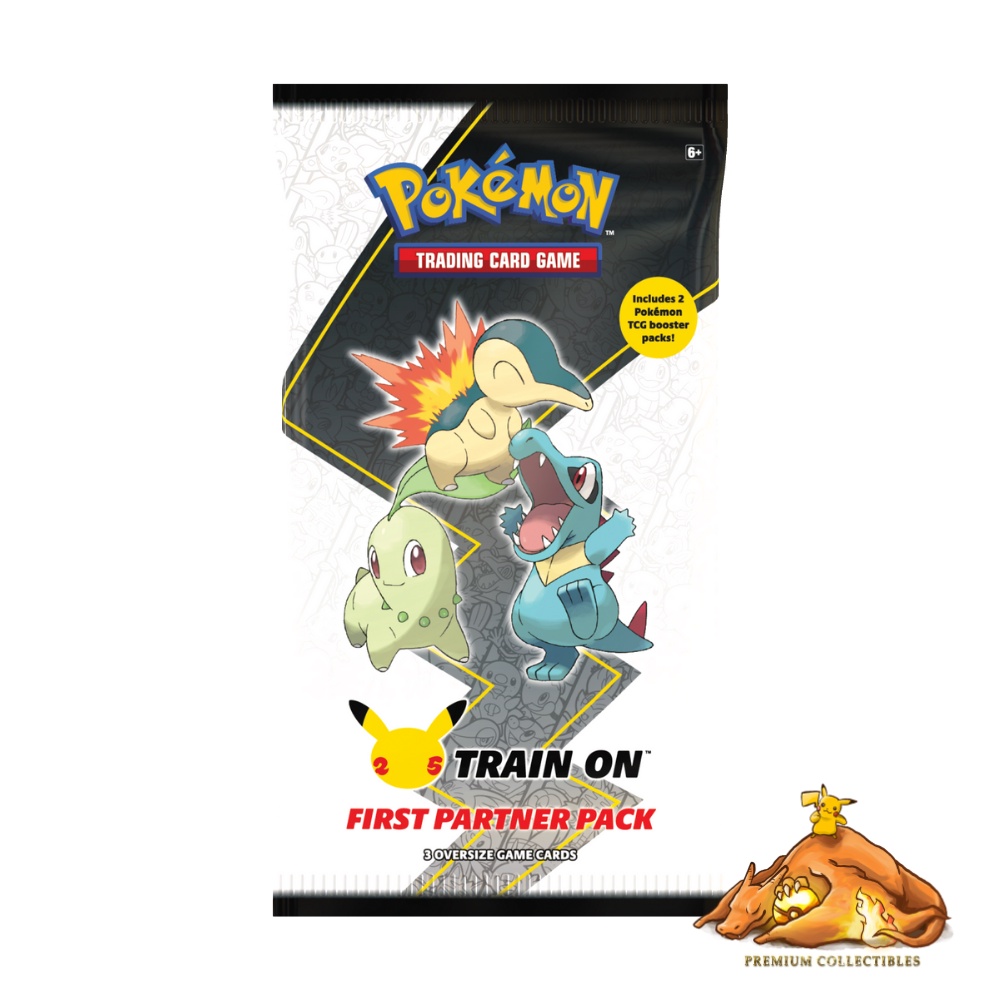 Pokemon TCG 25th Anniversary First Partner Pack Johto Region | Shopee ...