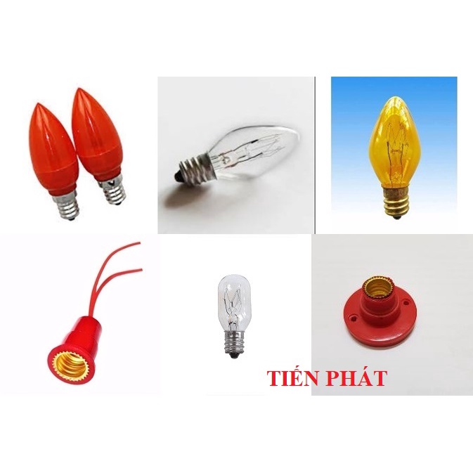 Ong Dia led light bulbs, altar lights, Ca na filament bulbs, chili ...