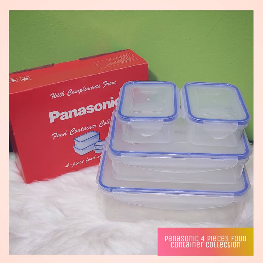 Panasonic Food Container collection (4pieces) | Shopee Singapore