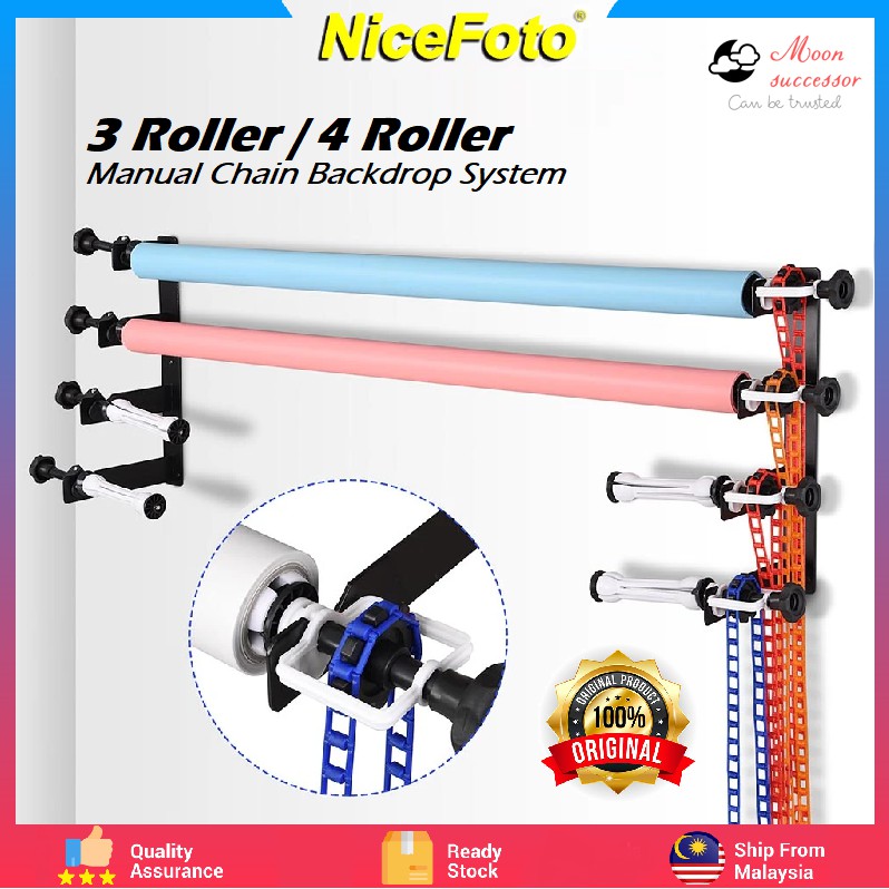 Retractable Wall Ceiling Mounted Backdrop | Shelly Lighting