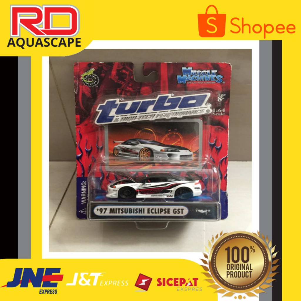 Muscle Machines Turbo Mitsubishi Eclipse GTS ORIGINAL-Warranty | Shopee ...