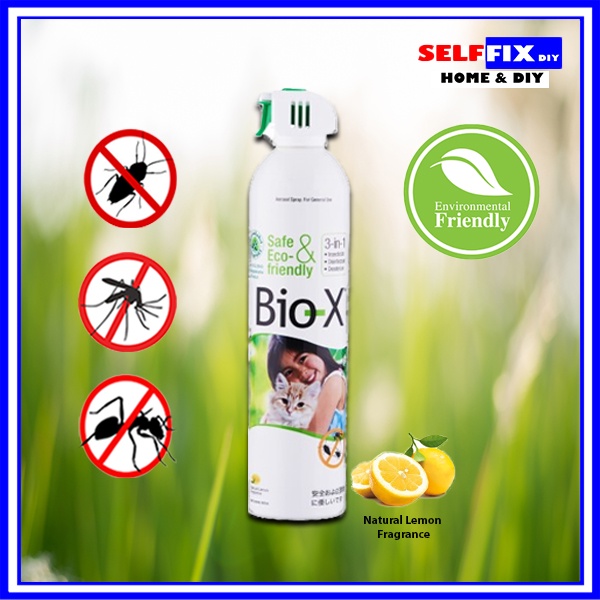 [Bundle Deal] Bio-X 3 in 1 Aerosol Spray Mosquito Repellent, Deodorizer ...