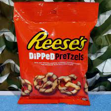 Reese's Dipped Pretzels Milk Chocolate Peanut Butter Snack (4.25oz ...