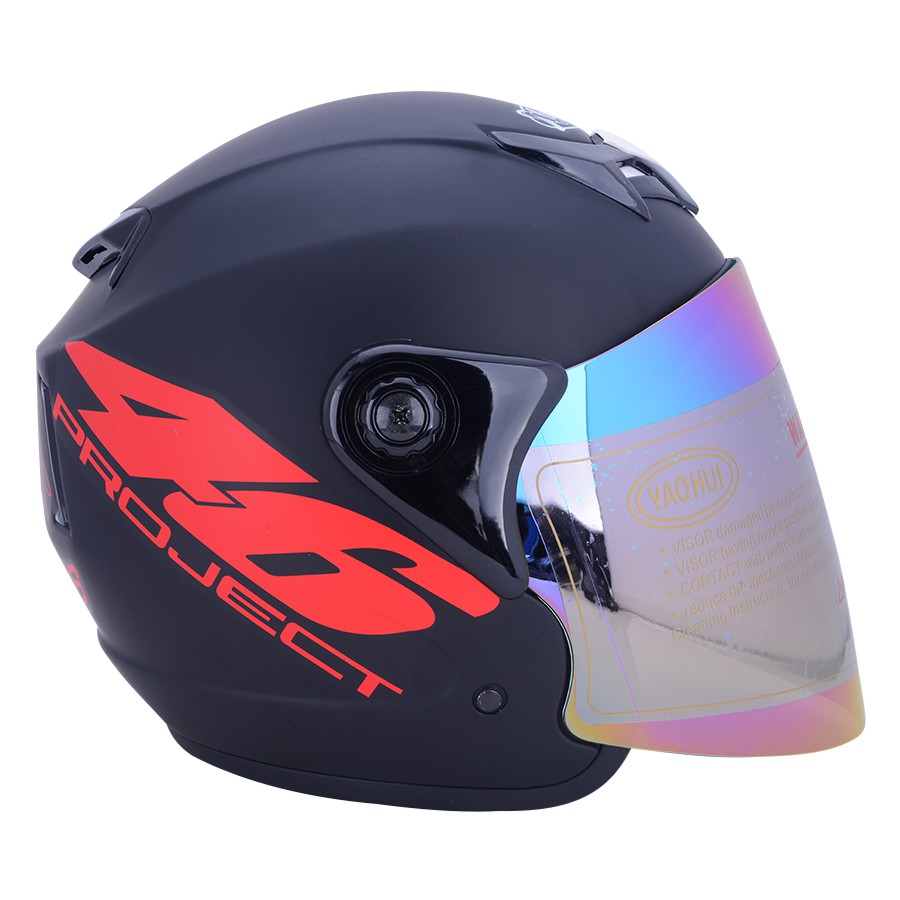 Napoli N039 Helmet with red stamp 46 (KBM) | Shopee Singapore