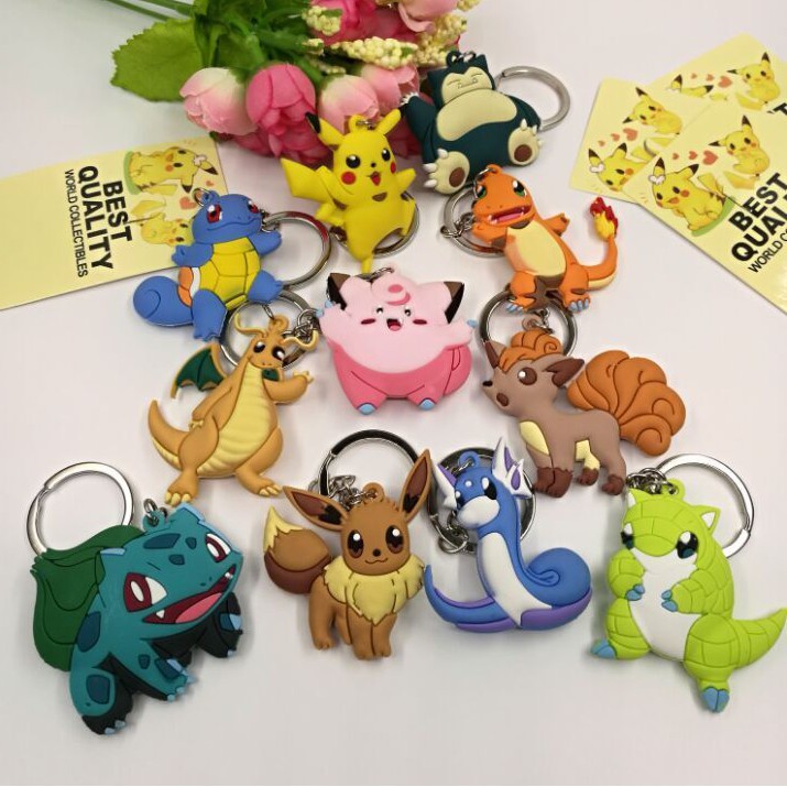 Pokemon keychain children gift goodie bag birthday gift pokemon ...