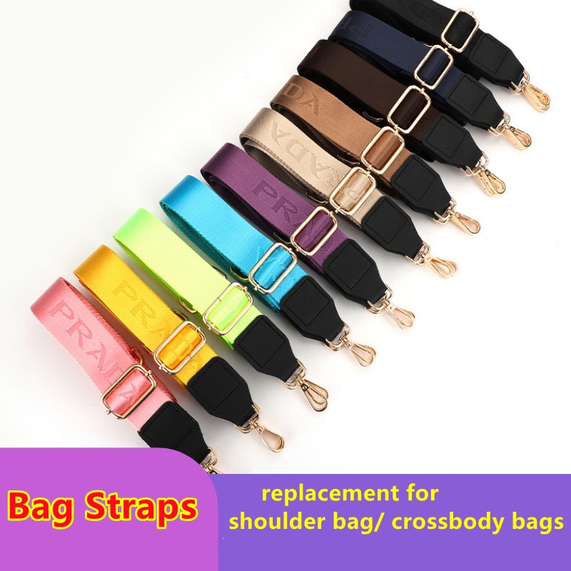 High Standard Bag Strap Solid Color Nylon Metal Buckle Straps for ...