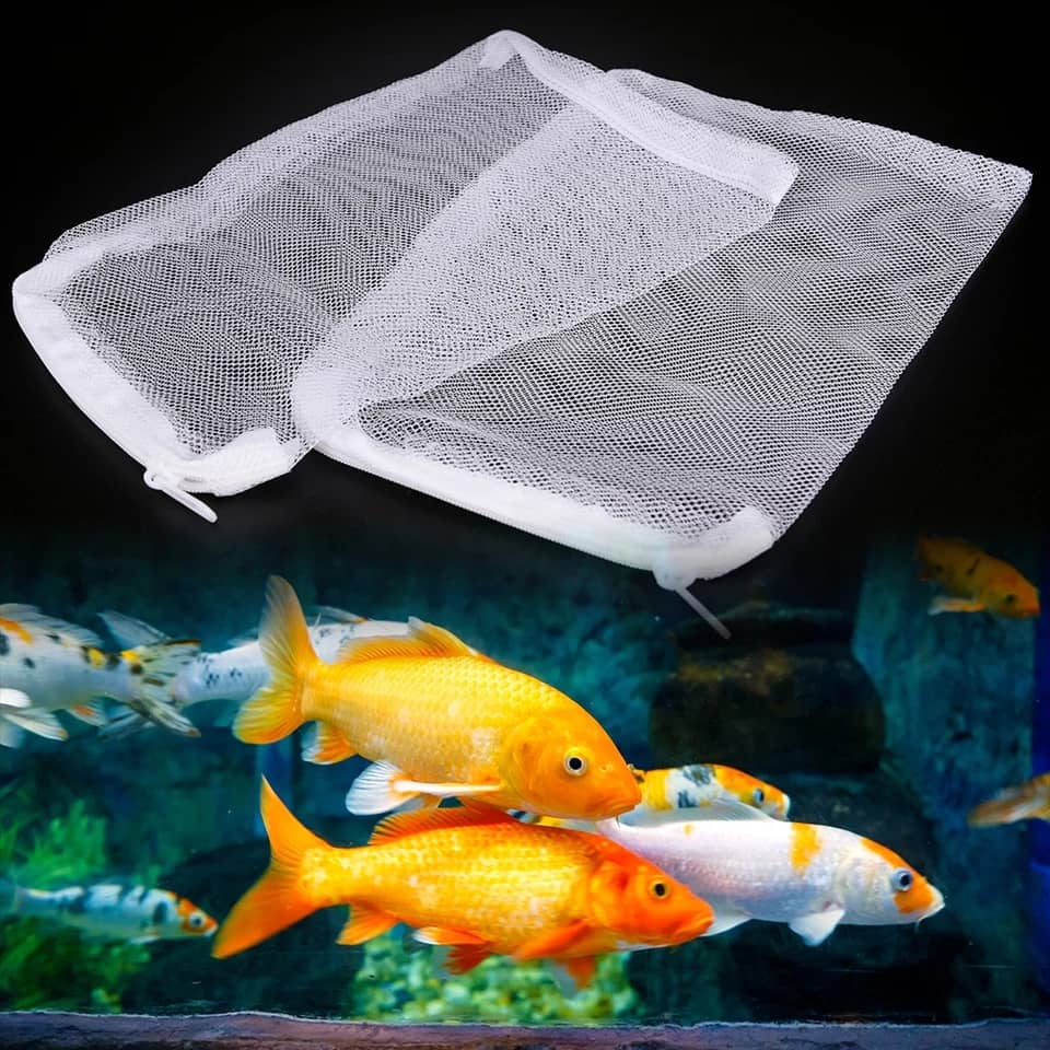 Nylon Mesh Bag Pouch Aquarium Pool Marine Filter Media Bags Non-Toxic ...