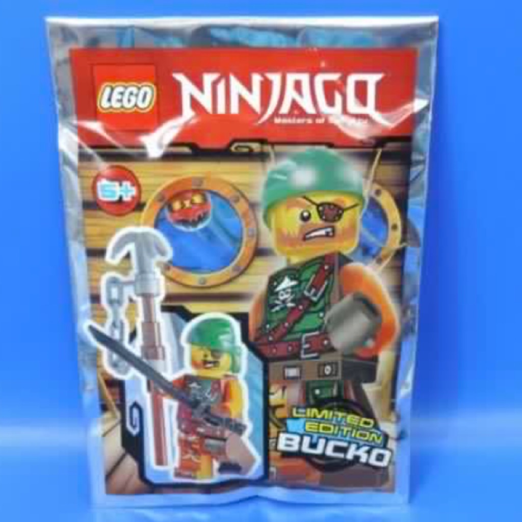 LEGO 891616 Ninjago Limited Edition Bucko Foil Pack Polybag | Shopee ...