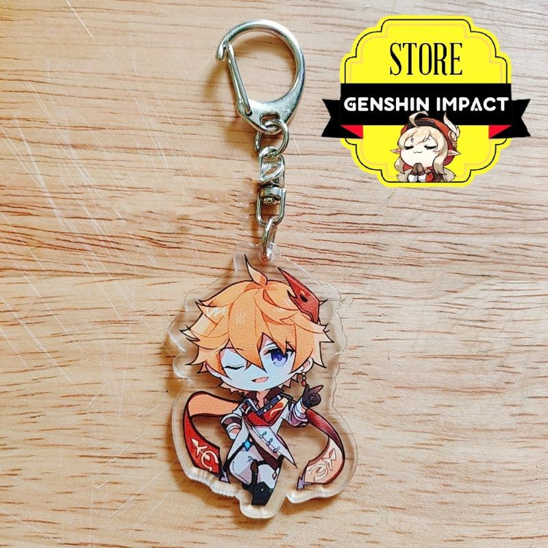 Genshin Impact Keychain Baizhu Furina Neuvillette Wriothesley Sigewinne ...