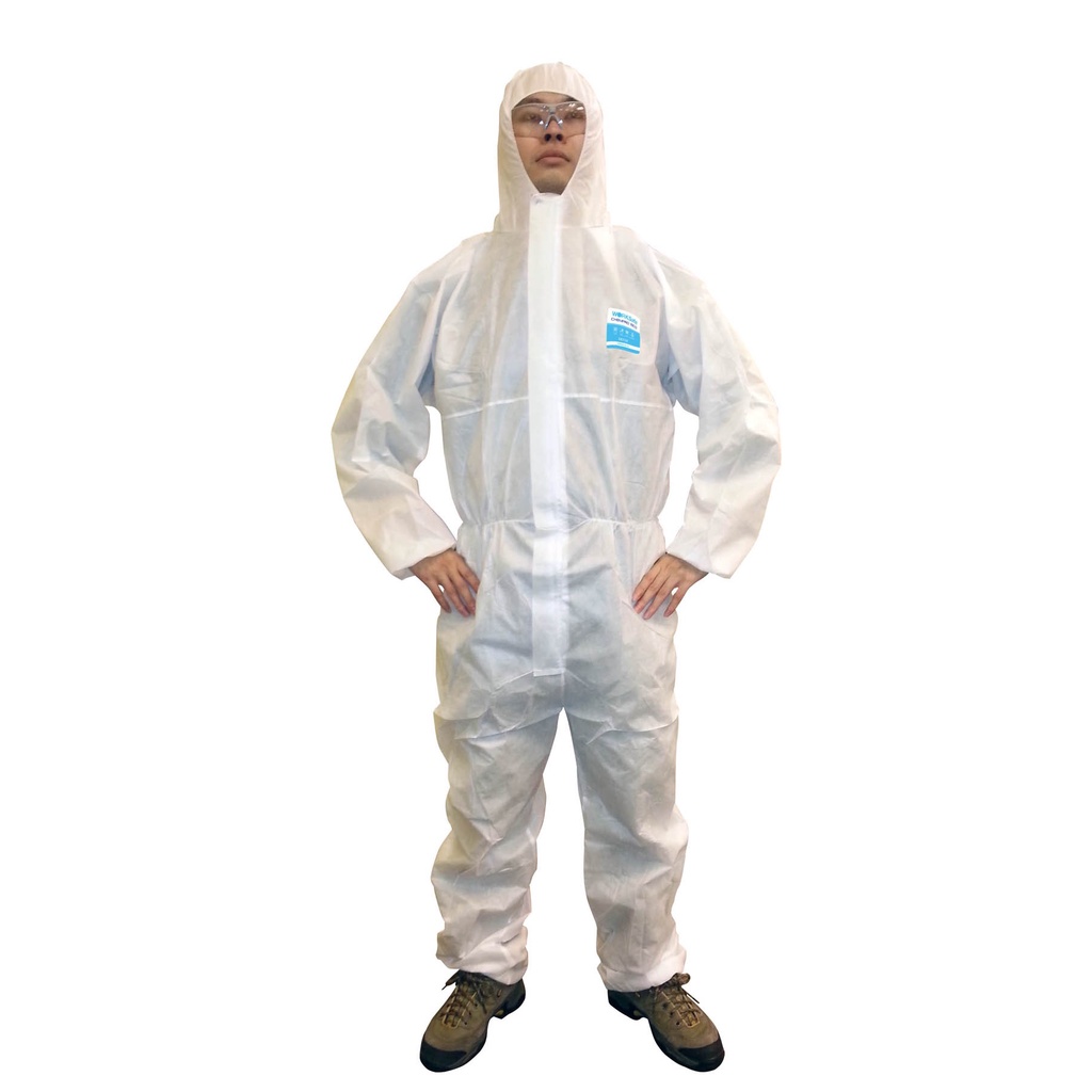 WORKSafe Chempro 1500 Coverall Chemical Resistant Hooded White | Shopee ...