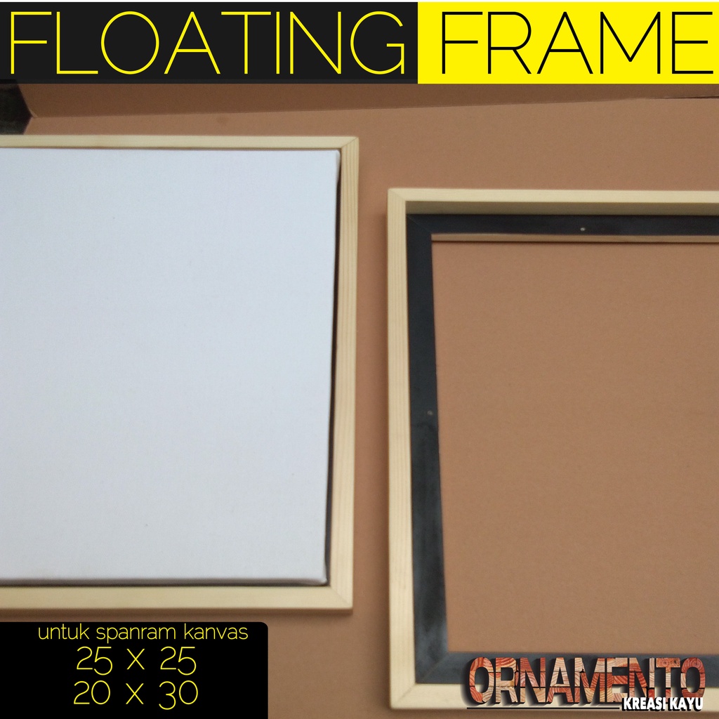 Floating frames small sizes 20x30 and 25x25 / small painting frames ...