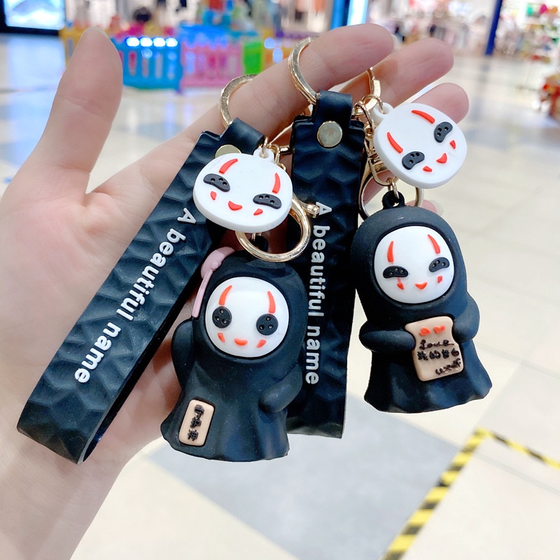 2 Styles Hayao Miyazaki Spirited Away Keychain Cartoon Creative ...