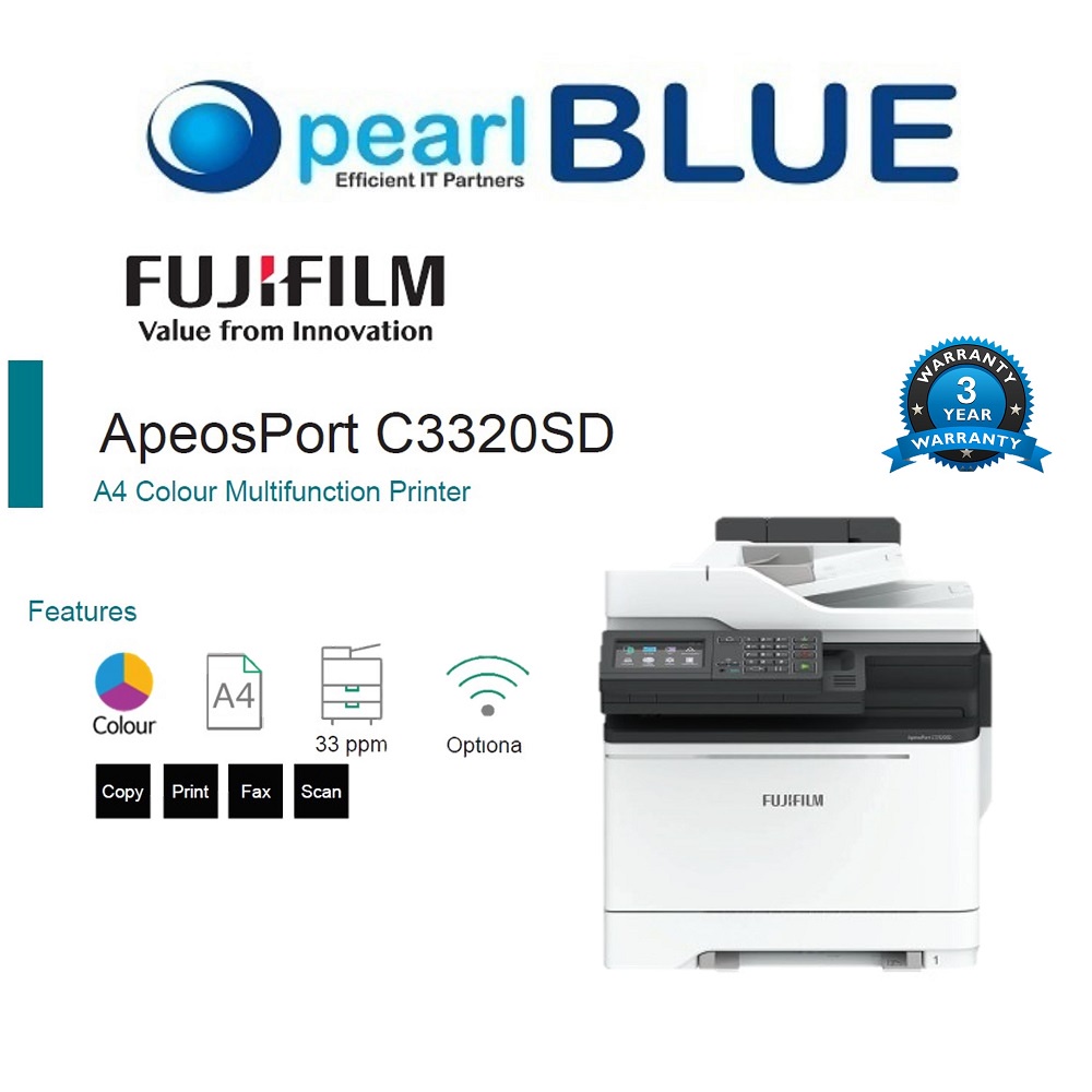 FujiFilm ApeosPort C3320SD | A4 Colour Multifunction Printer | Shopee ...