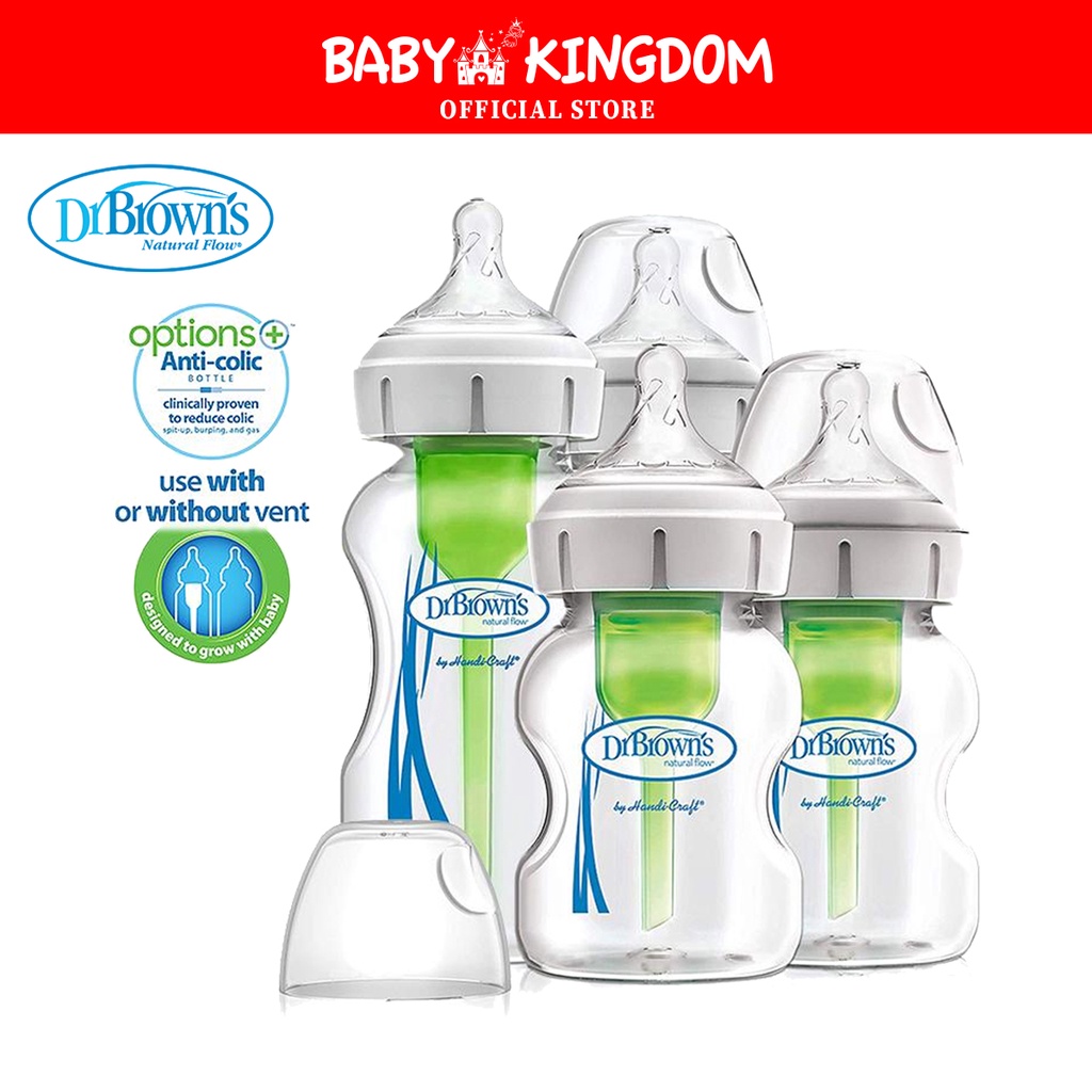 Dr Brown's Glass Wide-Neck Options+ Baby Bottles (150ML/270ML) | Shopee ...