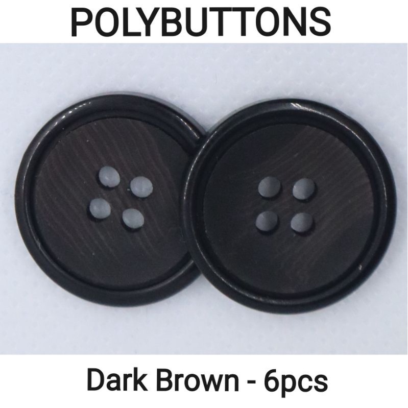 POLYBUTTONS Butang Baju Kot 2cm Coat Button Butang Mask | Shopee Singapore