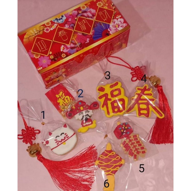 Cny Chinese New Year Cookies Big Size Unit | Shopee Singapore