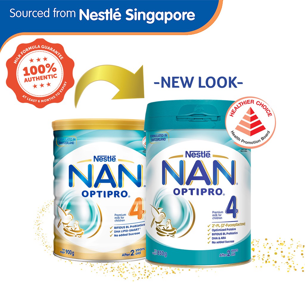 Nestl NAN OPTIPRO 4 Growing Up Milk 850g [NEW PACKAGING -Improved ...