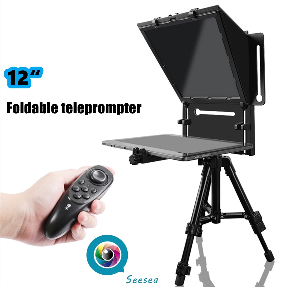 QIYE Q3 Foldable Teleprompter for 12" Tablet Phones Pad Prompting ...