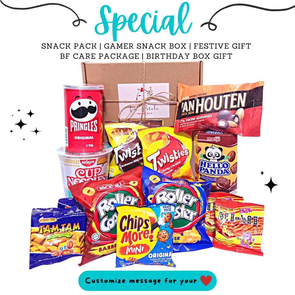 [SG]Snack Pack Special/Gamer Snack Box/BF Care Package/Birthday/Ramadan ...