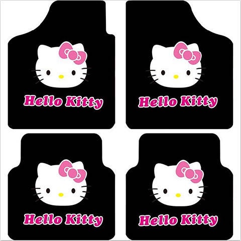 Car Foot Mat Universal Cute Cartoon Four Seasons Floor Mat Easy to ...