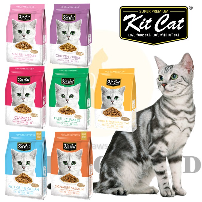 ⭐ KITCAT DRY FOOD ⭐ Premium KitCat Kit Cat Dry Food Kibbles Kitten Cat ...