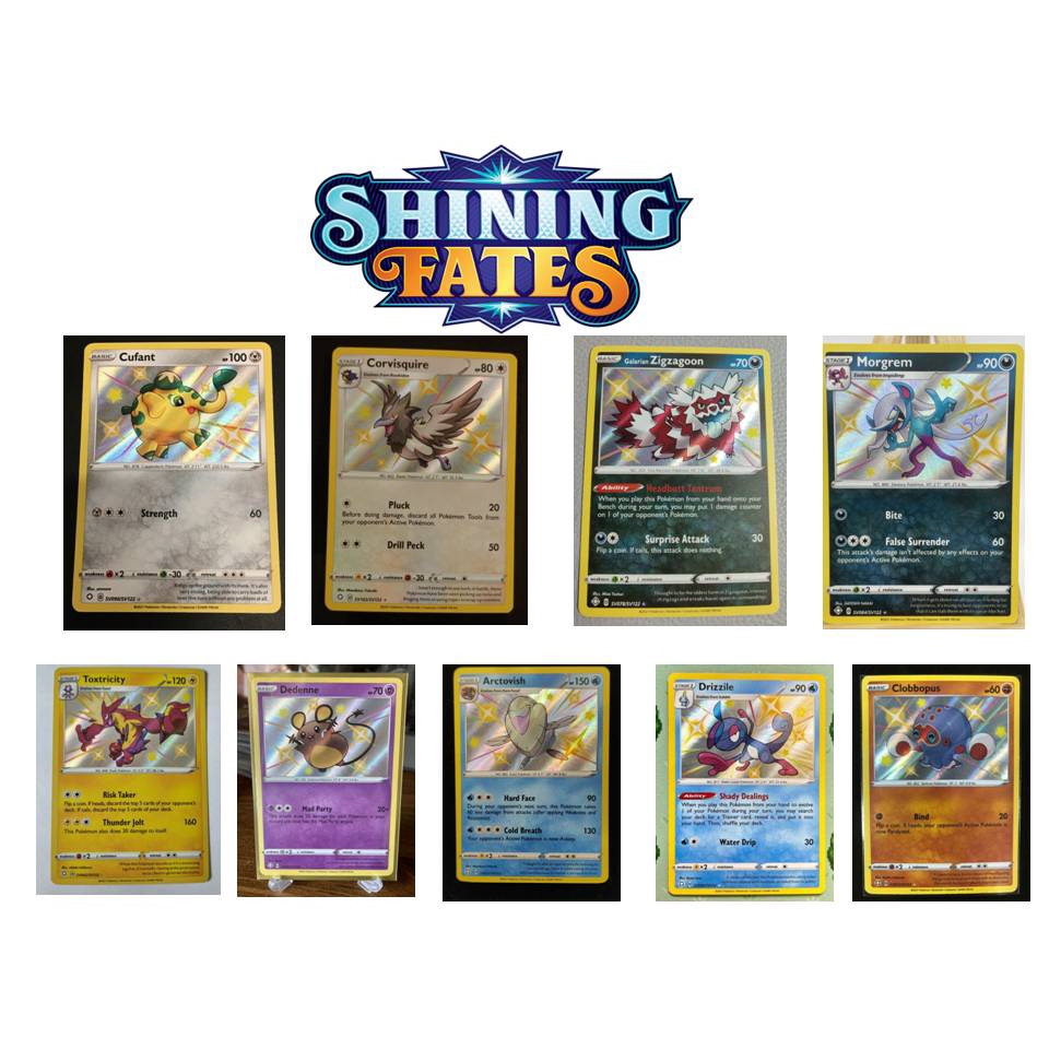 Pokemon TCG Shining Fates - Shiny Rares | Shopee Singapore