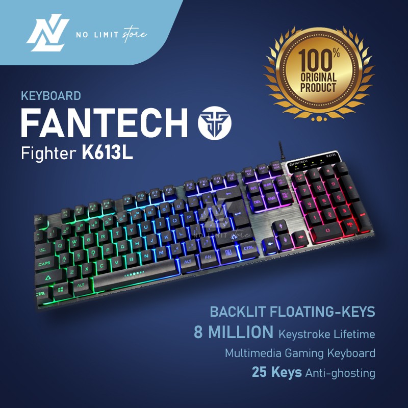 Fantech Fighter K613L - RGB Gaming Keyboard | Shopee Singapore
