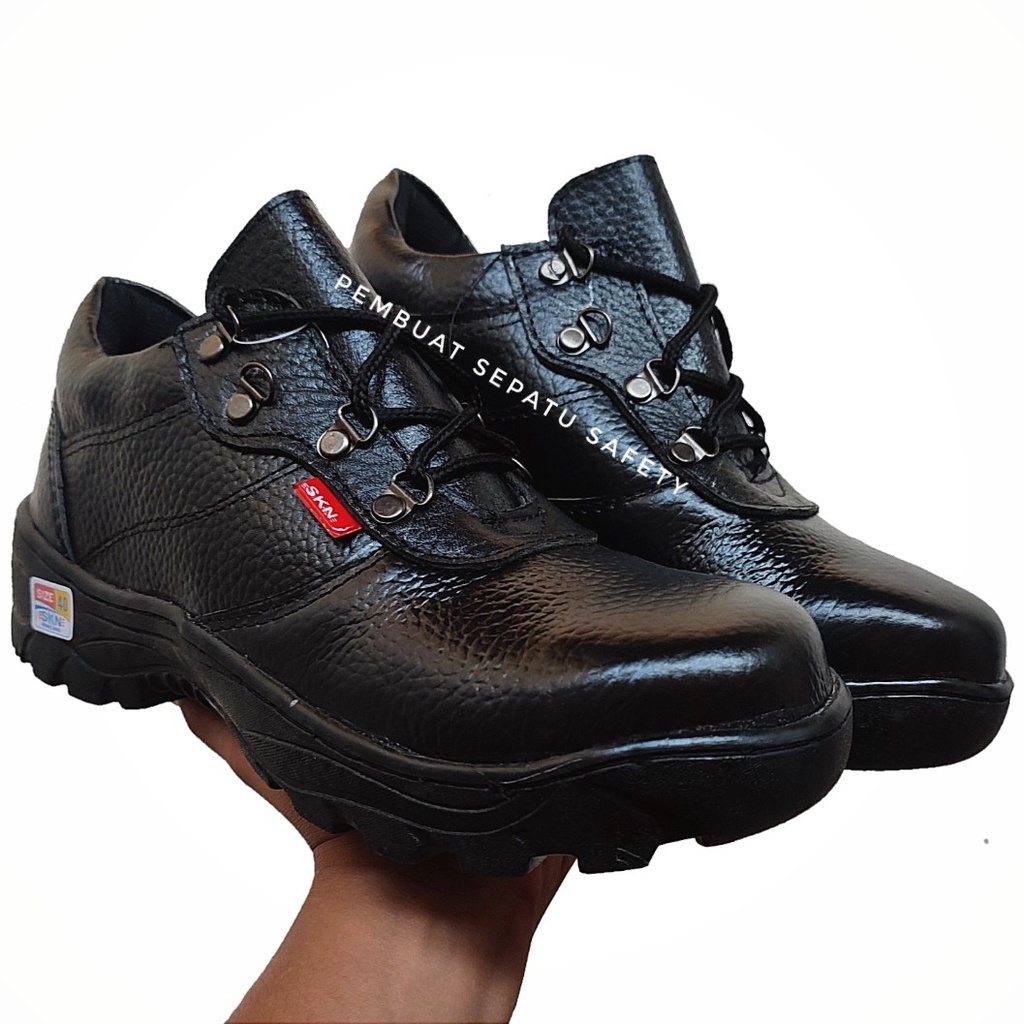 Genuine Cow Leather Safety Shoes Factory Work Kitchen Welding Coal ...