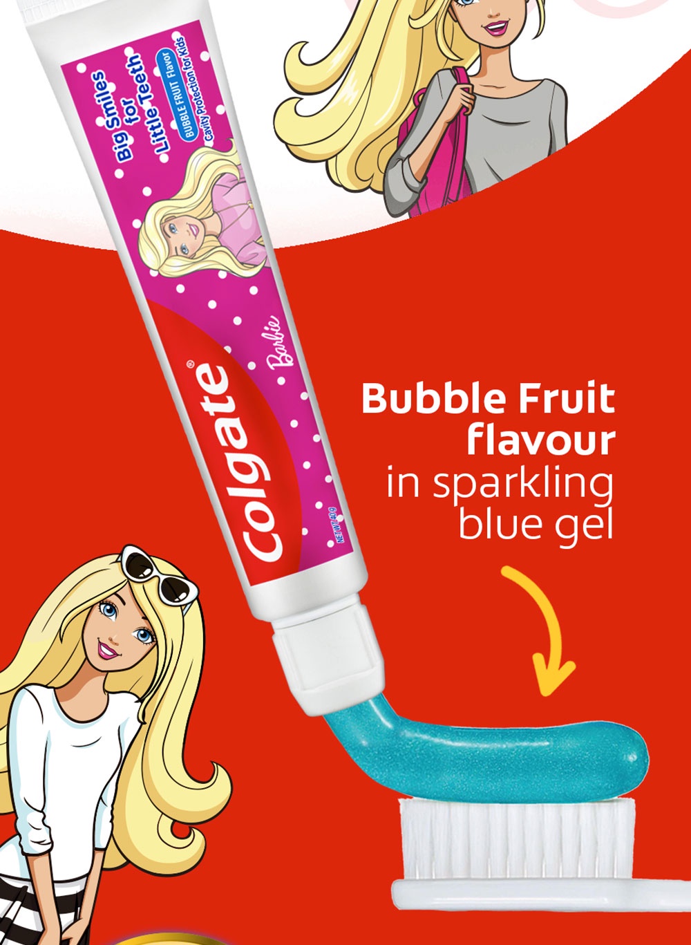 Colgate Kids Barbie Toothpaste 40g | Shopee Singapore