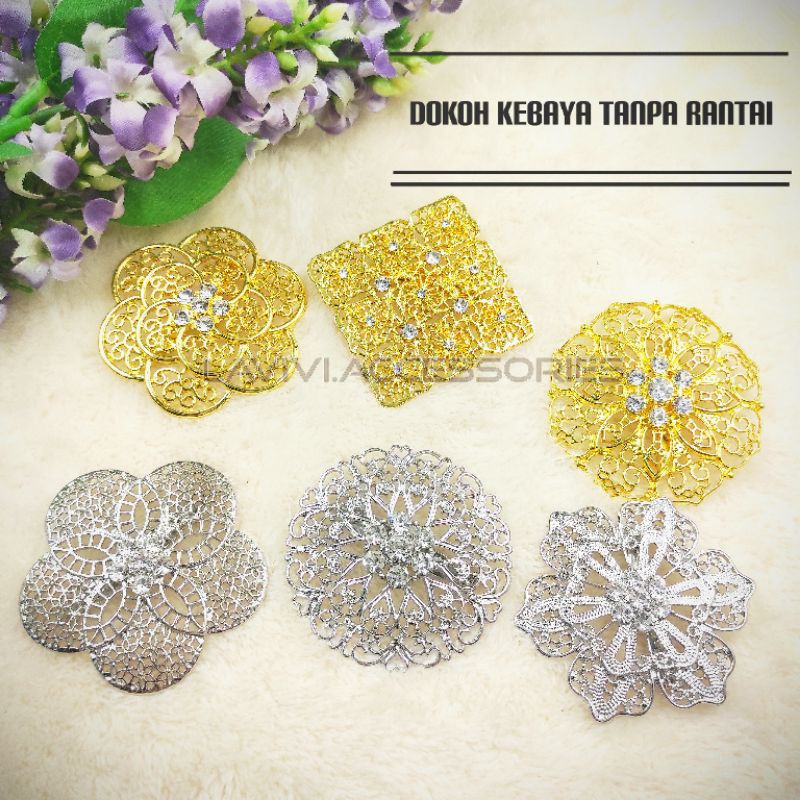 Traditional Dokoh Kebaya Muslimah Brooch (Without Chain) DKD | Shopee ...