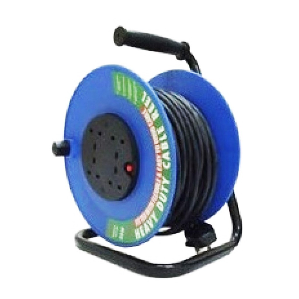 Britz 4-Way Cable Extension Reel (Surge Protector) | Shopee Singapore