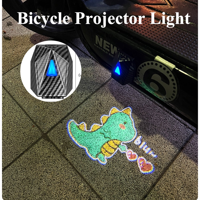 Cartoon Anime LED Bike Bicycle Light Lamp Projector motorcycle Car ...
