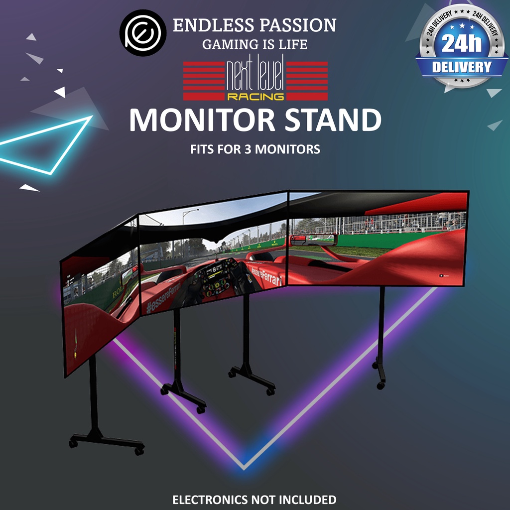 Next Level Racing Free Standing Triple Monitor stand - NLR-A010 ...