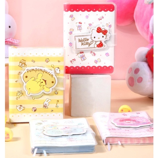 My Melody Pompompurin Cinnamoroll Hello Kitty Magnetic Flap Diary ...