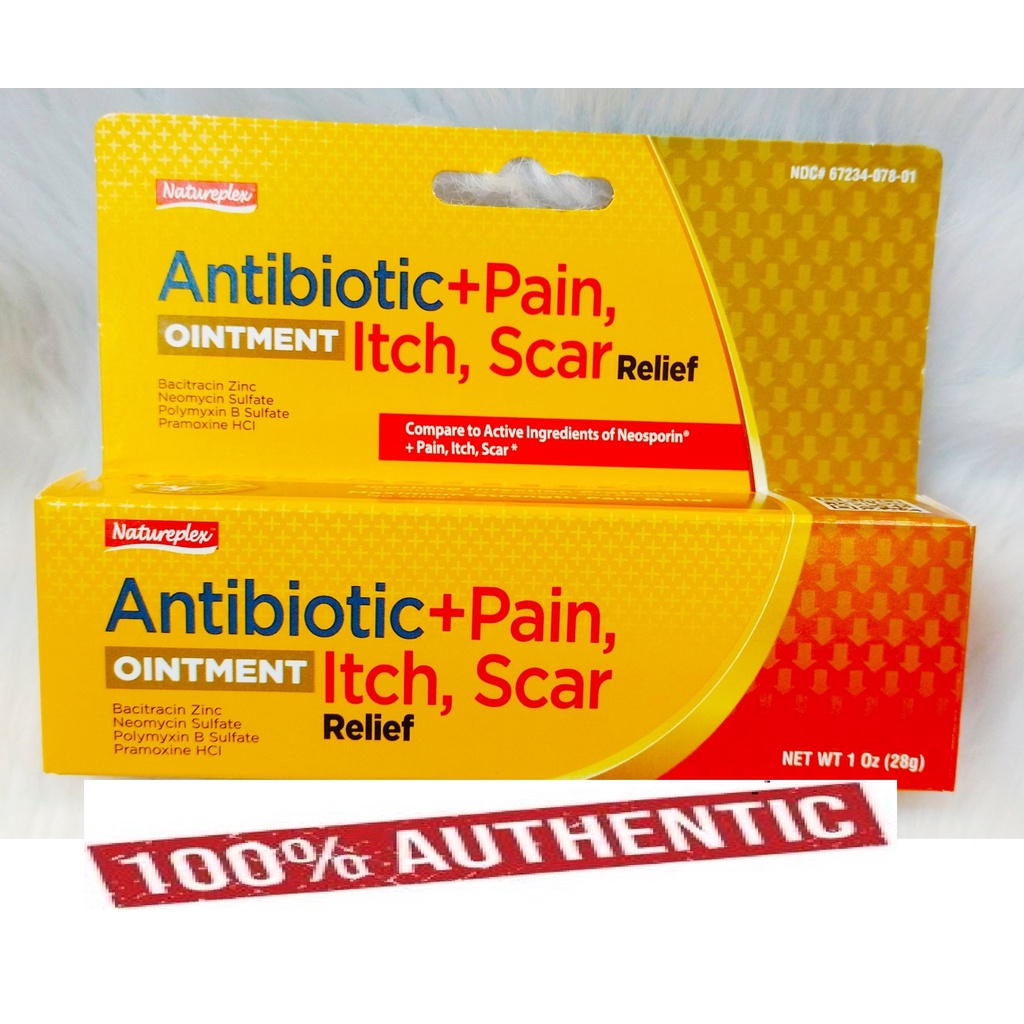 Natureplex Antibiotic Ointment Pain, Itch, Scar Relief 28g | Shopee ...