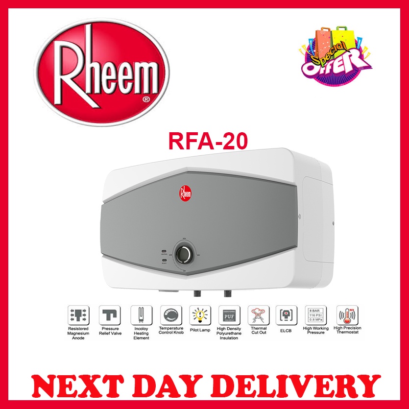Rheem RFA-20 Classic plus storage heater 20 Litres | Singapore Warranty ...