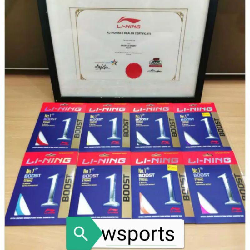 ORIGINAL Li Ning No 1 Boost No1 Badminton Lining Strings | Shopee Singapore