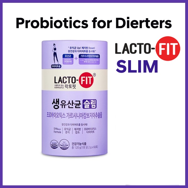 LACTO FIT Probiotics Slim 2g x 60 Sachet / Lactofit Diet Korea ...