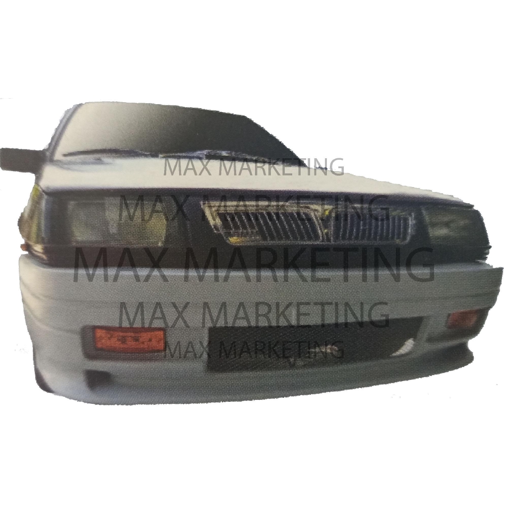 B1221 PROTON SAGA FRONT BUMPER WITH LAMP & BRACKET (VR4) (FIBER ...