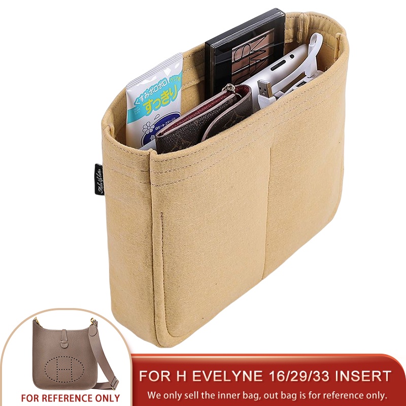 Felt Purse Organizer Insert For H Evelyne 16 29 33 Makeup Inner Bag ...