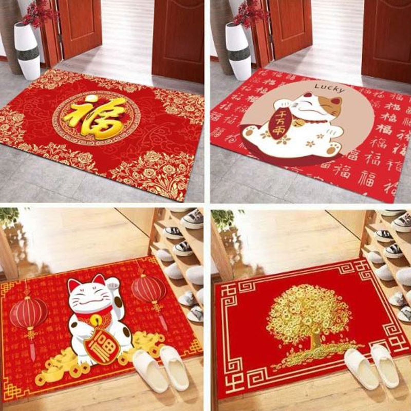 Elitrend CNY Floor Mat Carpet CNY Mat Chinese New Year Floor Mats CNY ...