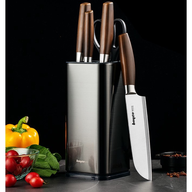 Universal Knife Block, Knife Holder For Kitchen Counter, Stainless ...