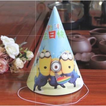 Party Hat / Birthday Party Hat / Birthday Minion Happy Birthday Writing ...