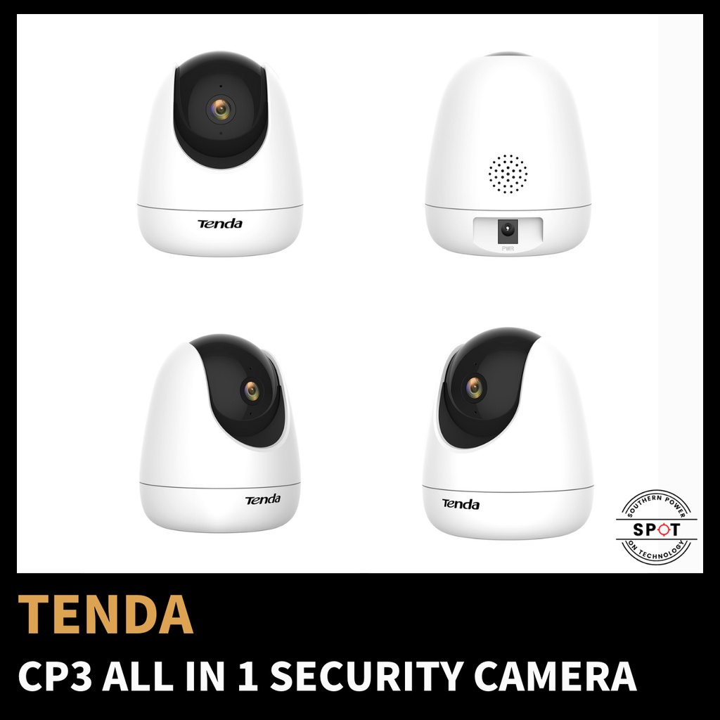 Tenda CP3 / 1080P Full HD Pan & Tilt Wireless WiFi Home Security ...