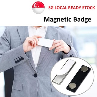 [SG STOCK] Magnet Badge with Adhesive Tape - No Pin Strong Magnetic ...