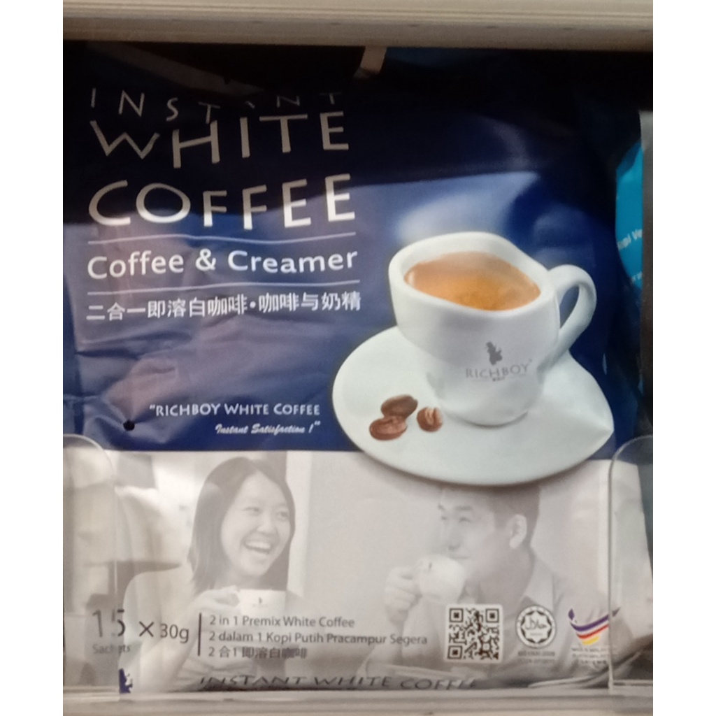 Richboy 2 in 1 Instant White Coffee 15s x 30g | Shopee Singapore