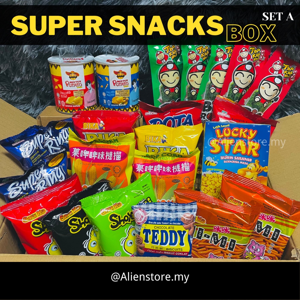 Super Snack Box Snack Box Box Surprise Box Birthday Childhood Farewell | Shopee Singapore