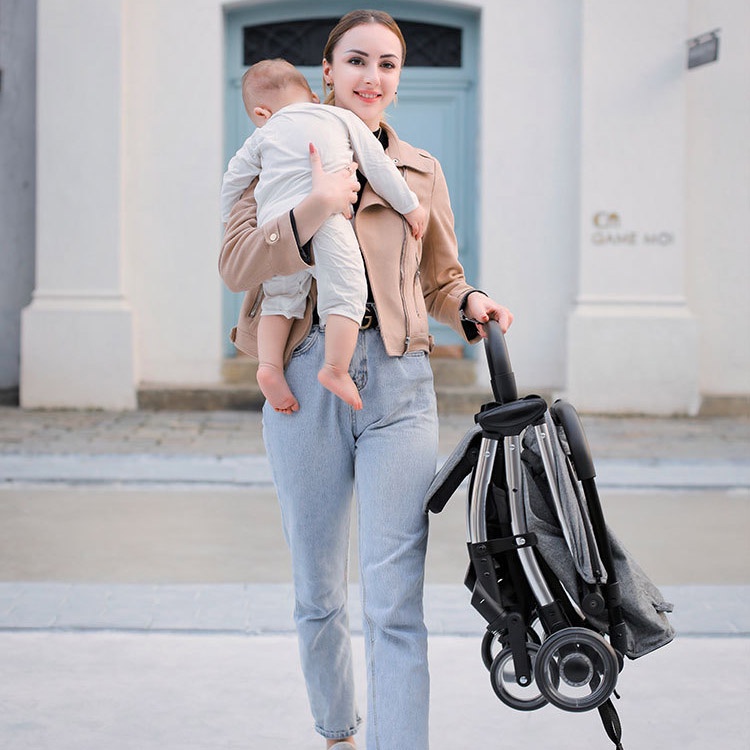 [iDS] Luxurious Self-Folding Stroller, Baby Carriage, Lightweight ...