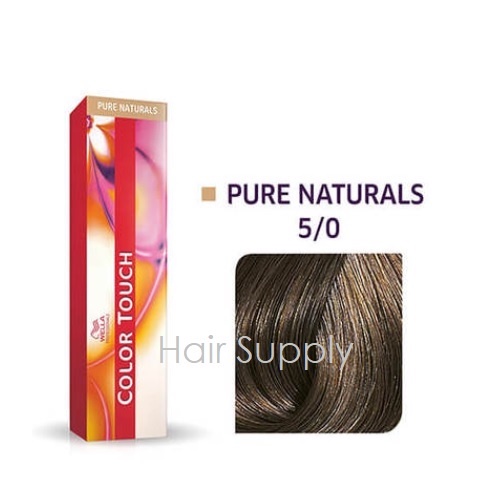 Wella Professionals Color Touch Pure Naturals 5/0 Light Brown/Natural ...